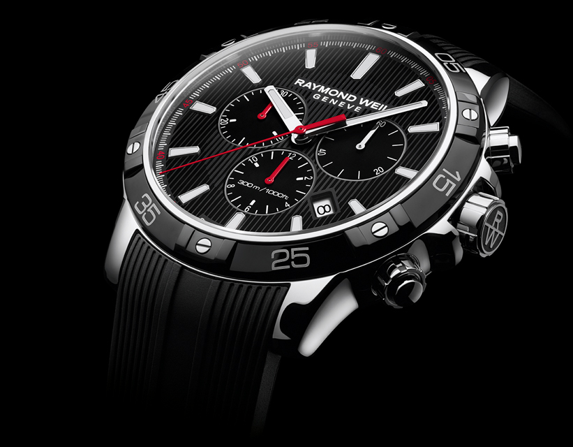 שעון כרונו של ריימונד וויל Raymond Weil Tango Diver Chronograph