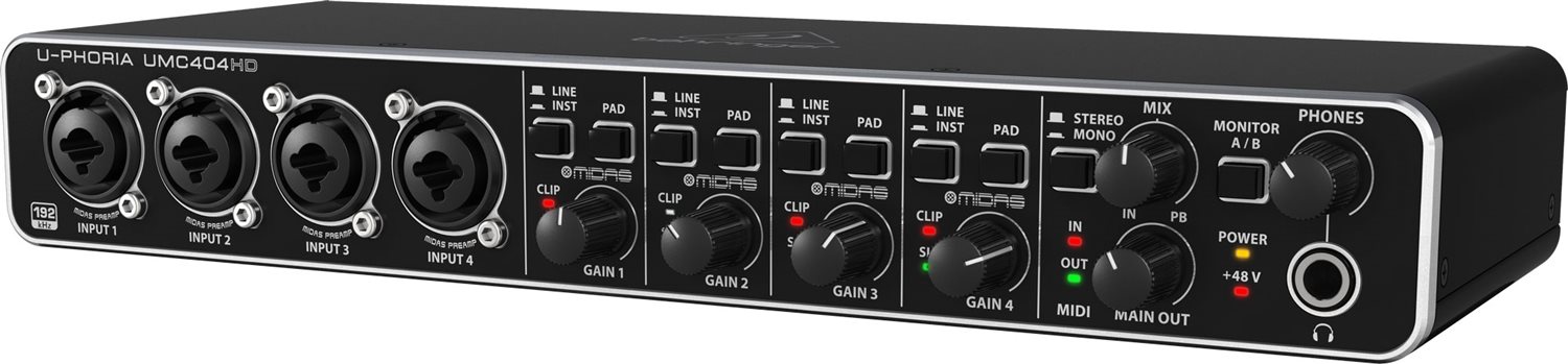 כרטיסי הקול של ברינגר Behringer UMC Interface - FXP